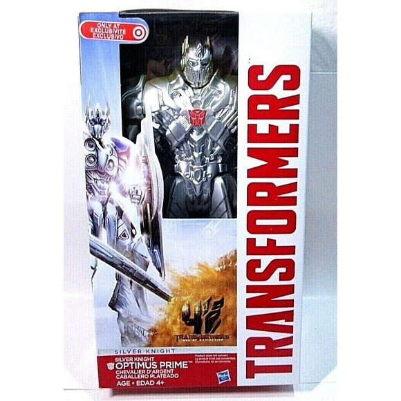 Hasbro | Toys | Transformers Silver Knight Optimus Prime Action Figure ...